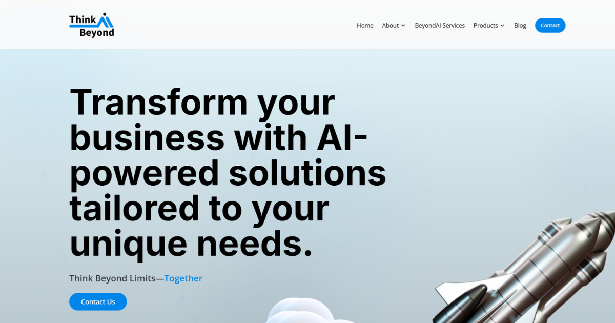 Think Beyond AI | Custom AI Solutions & Development Services